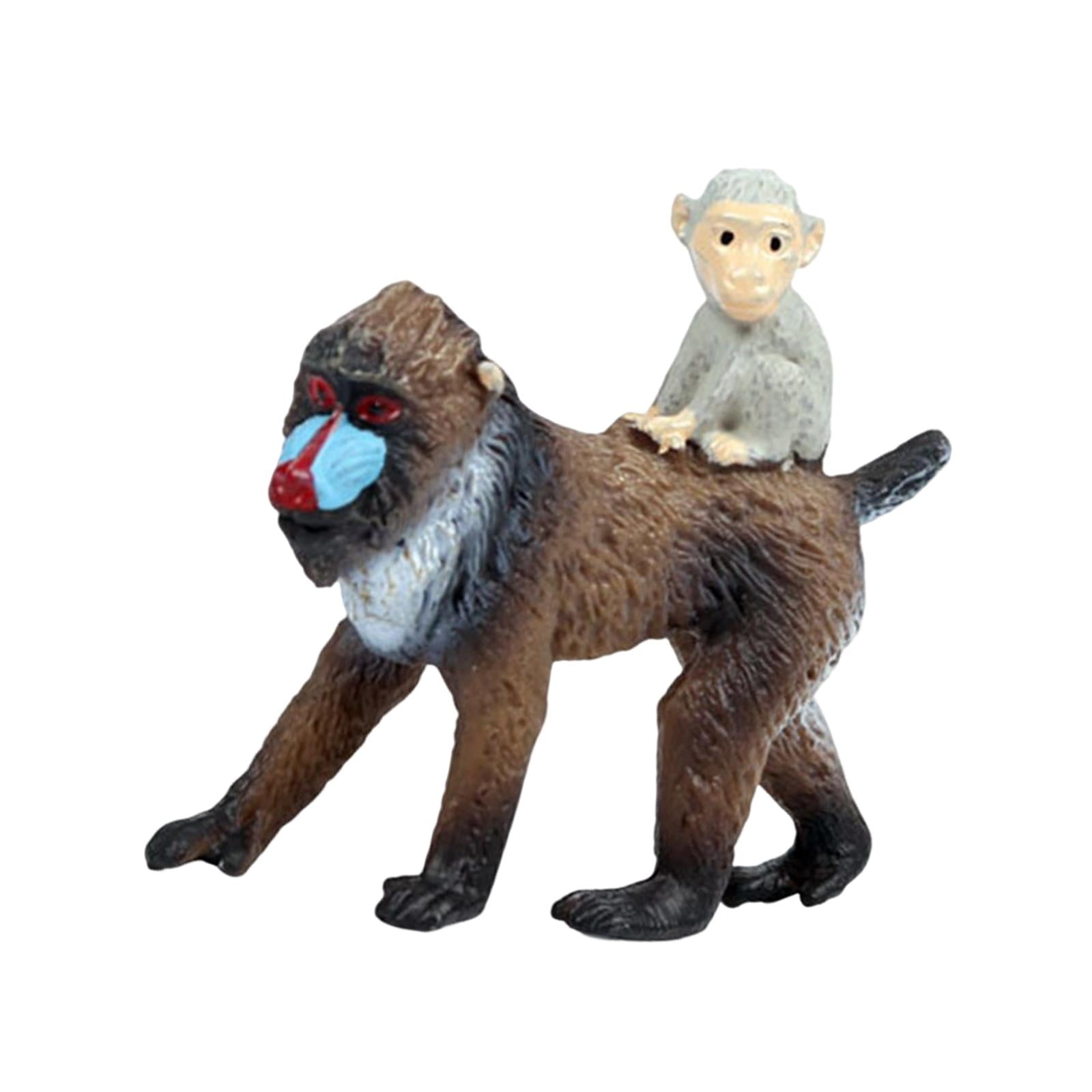 Simulation Miniture Chimpanzee Model Playset for Bookshelf Office ...