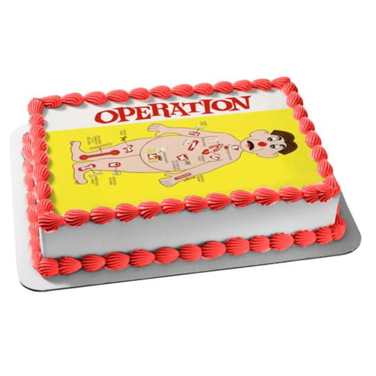 Operation Game Mattel Edible Cake Topper Image ABPID50391 - Walmart.com