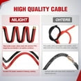 Nilight 10 Gauge 12FT Jumper Cables Heavy Duty 200A CCA Booster Cable ...
