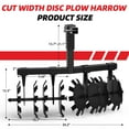 Kselythan 32 Inch Tractor Disc Plow Harrow with Receiver Mount ...
