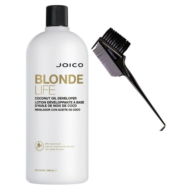 40 Volume (12%) Coconut Oil , Joico BLONDE LIFE Coconut Oil Developer ...