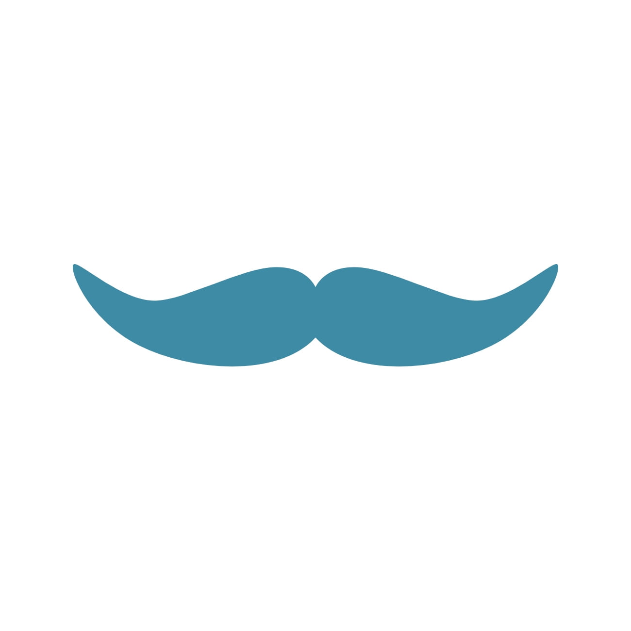 Mustache Sticker Decal Die Cut - Self Adhesive Vinyl - Weatherproof ...