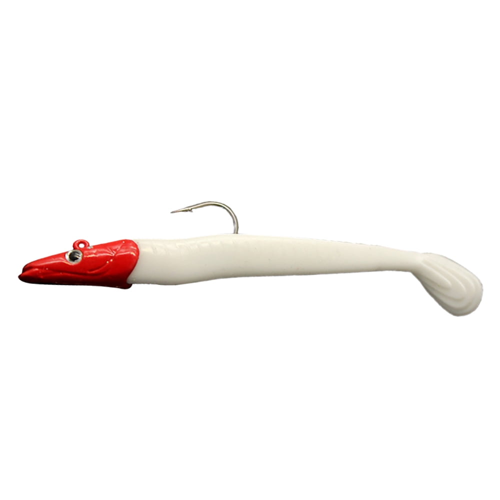 BE-TOOL 1/5Pcs Soft Fishing Lure PVC Material Fishing Baits with Barbed ...