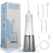 Cordless Water Flosser Dental Teeth Cleaner 5 Modes, 300ML Water Tank ...