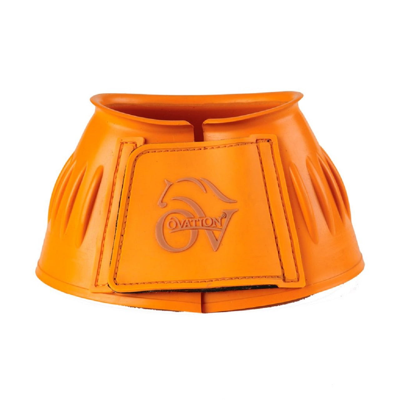 Ovation® Professional Ribbed Hook and Loop Bell Boot (L, Orange ...
