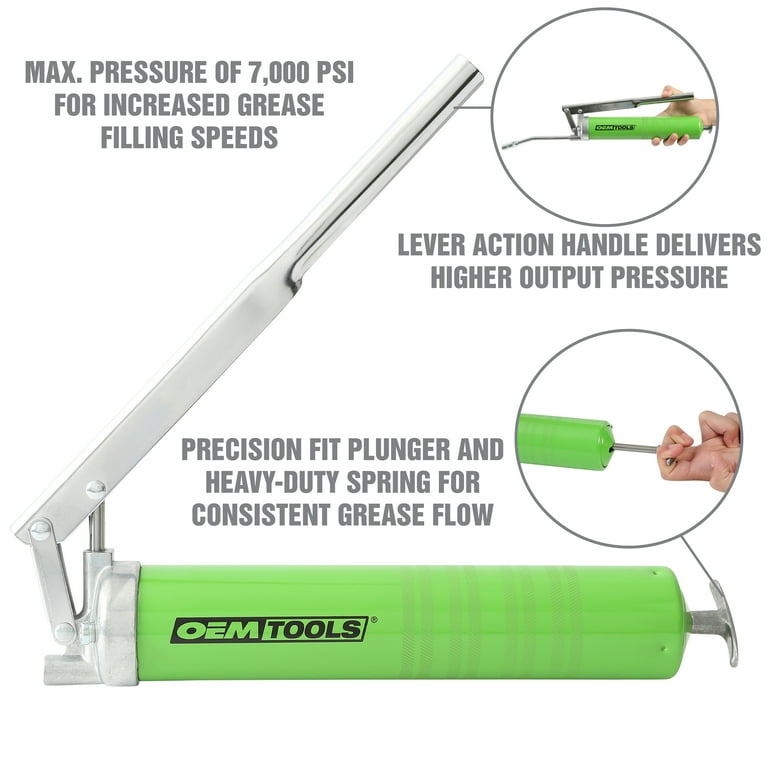 OEMTOOLS 87201 Lever Action Grease Gun, Manual Grease Gun,, 41% OFF
