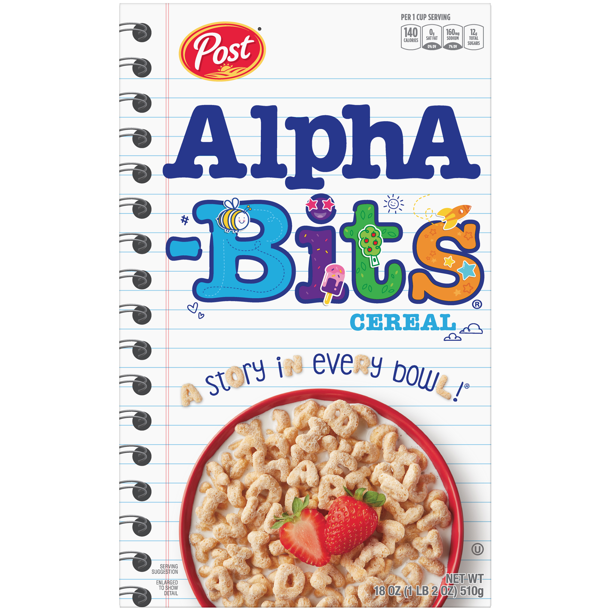 Post Alpha Bits Cereal Kosher 18 Ounce 1 Count Walmart