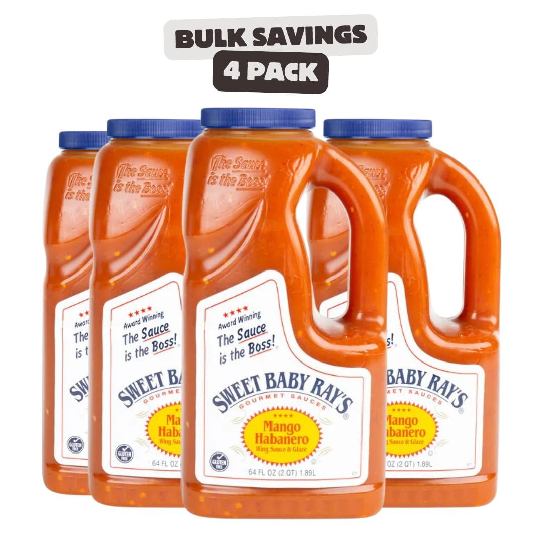 Sweet Baby Ray's 0.5 Gallon Mango Habanero Wing Sauce and Glaze - 4 ...