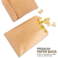 Brown Kraft Sandwich Bags (800 Pack) - Microwavable Unbleached Natural ...