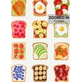 Affixzi Toast Art Print, Breakfast Foodie Kitchen Decor, Wall Artwork ...