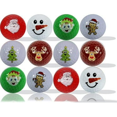 Halloween Golf Balls – 12 Pack - Novelty Print Golf Balls 6 Assorted ...