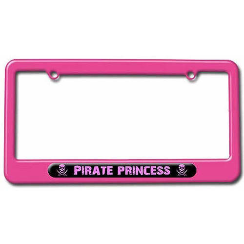 Pirate Princess License Plate Tag Frame, Multiple Colors - Walmart.com