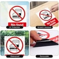 10 Pack No Food Waste Sign 8 × 6 Inches Vinyl Waterproof UV Resistant ...