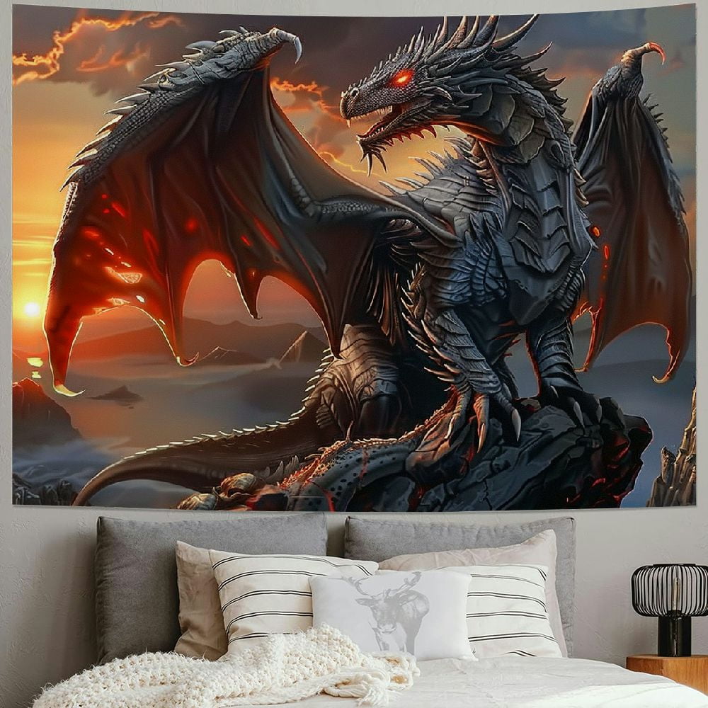 Dragon Art Dragon Cloud Metal Wall Art Dragon Wall Decor Man Cave Art ...