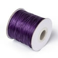 1Roll Waxed Polyester Cord Bead Cord Blue Violet 0.5mm about 169.51~174 ...