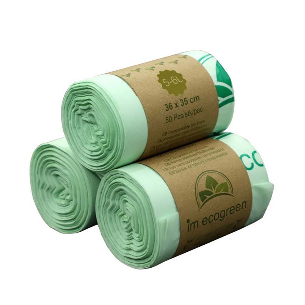 Click here for Hapeisy 50pcs Trash Bags Biodegradable Garbage Bag... prices