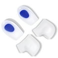 2 Pairs Gel Heel Cups Inserts And Compression Heel Sleeves Socks,Foot ...
