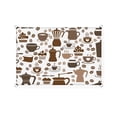 Coffee Beans Sun Shade Sail 12'X16' Brown Cake Hot Chocolate Abstract ...