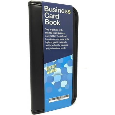 Universal Business Card File, Metal/Plastic, 4 1/4 x 8 1/4 x 2 1/2 ...