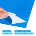 Uxcell 6" Length Directional Arrow Sticker Self Adhesive Wall Sign Blue ...