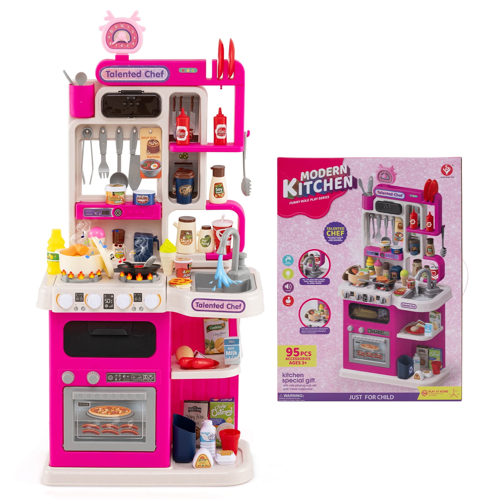 Click here for Costway Kids Kitchen Playset With Realistic Sounds... prices