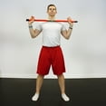 Fabrication Enterprises, Anti Roll Cando Exercise Bar, 3 lb, Red ...