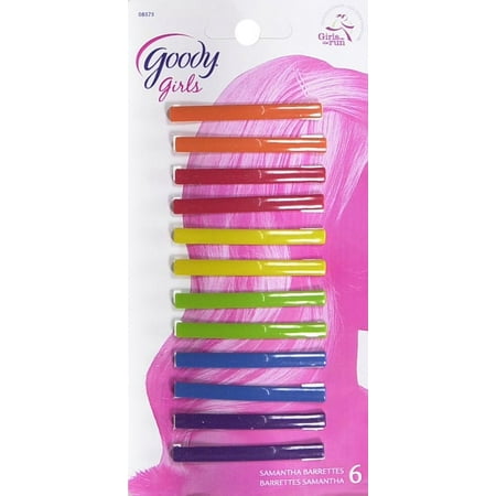 Goody - Goody - Girls Classic Stay-tight Barrettes (Color May Vary) [12 ...