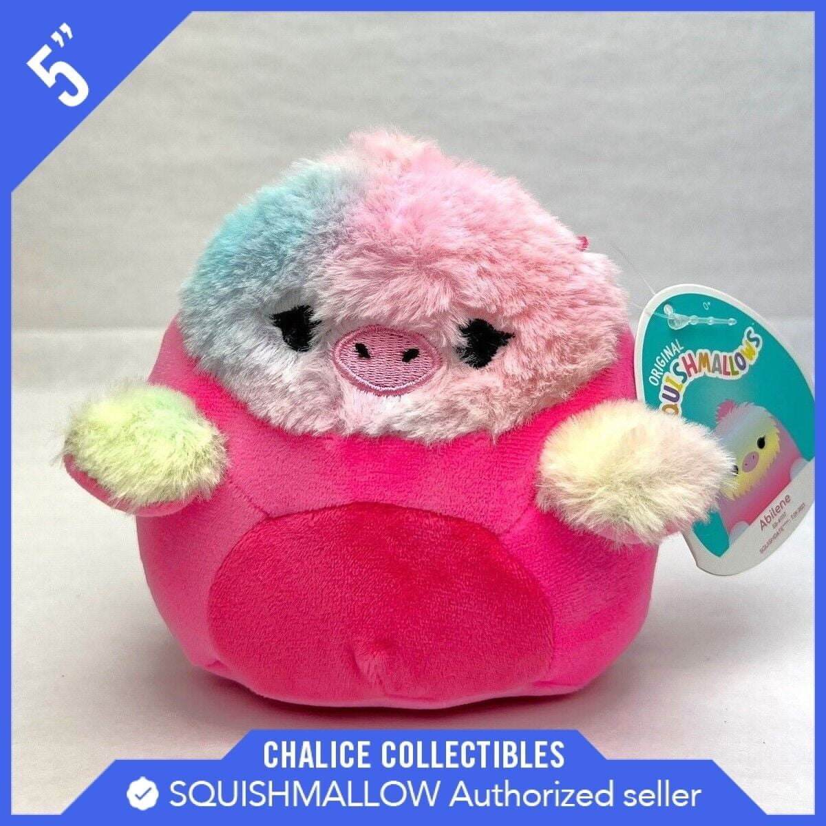 Squishmallows Kellytoy Plush Pet Shop Squad Abilene the Ostrich Emu 5 ...