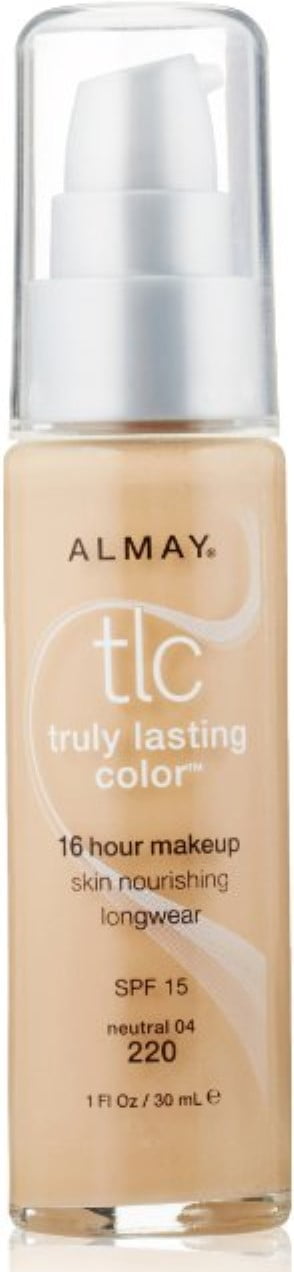 Almay TLC Truly Lasting Color 16 Hour Makeup, Neutral 04 [220] 1 oz ...