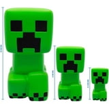 Minecraft Mighty Mega SquishMe - Creeper Character, 10" Soft Foam ...