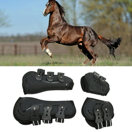 4Pcs Horse Leg Guard, Anti Slip Horse Front Hind Leg Boots Adjustable ...