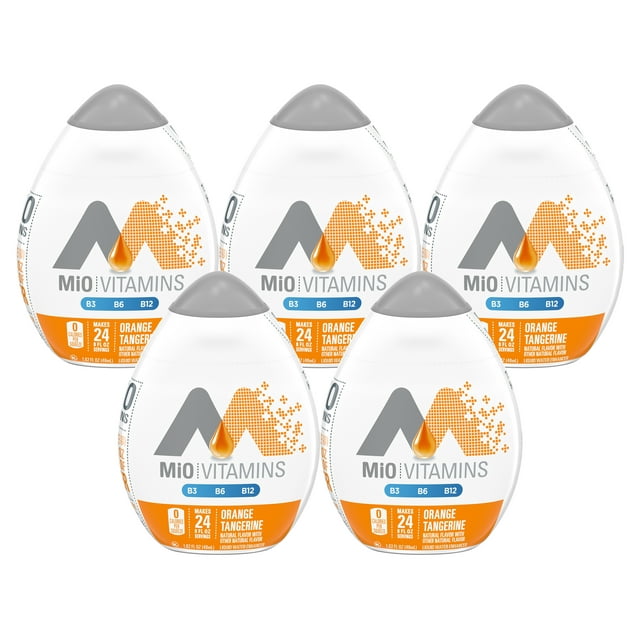 MiO Orange Tangerine Flavor Drops Drink Mix, Liquid Water Enhancer ...
