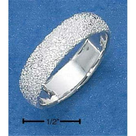 Sterling Silver 5mm Stardust Band Ring - Size 8 | Walmart Canada
