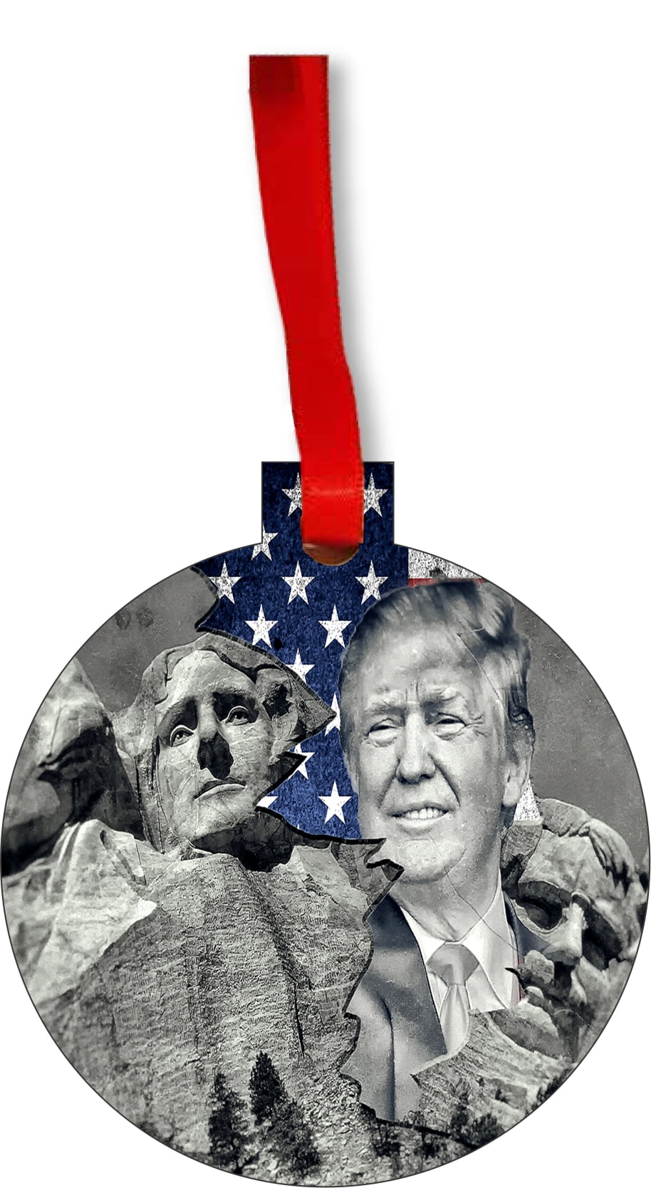 Trump Flag Mount Rushmore Presidents Mountain with President Donald ...