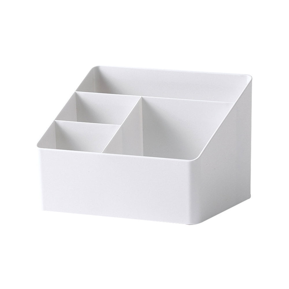 Desk Organizer TV Remote Container Box Divided Storage Makeup Container ...