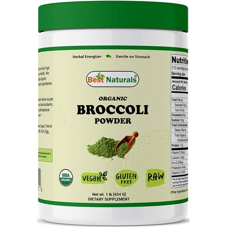 Best Naturals Broccoli Powder 1 Pound (454 Gram) | Certified Organic ...