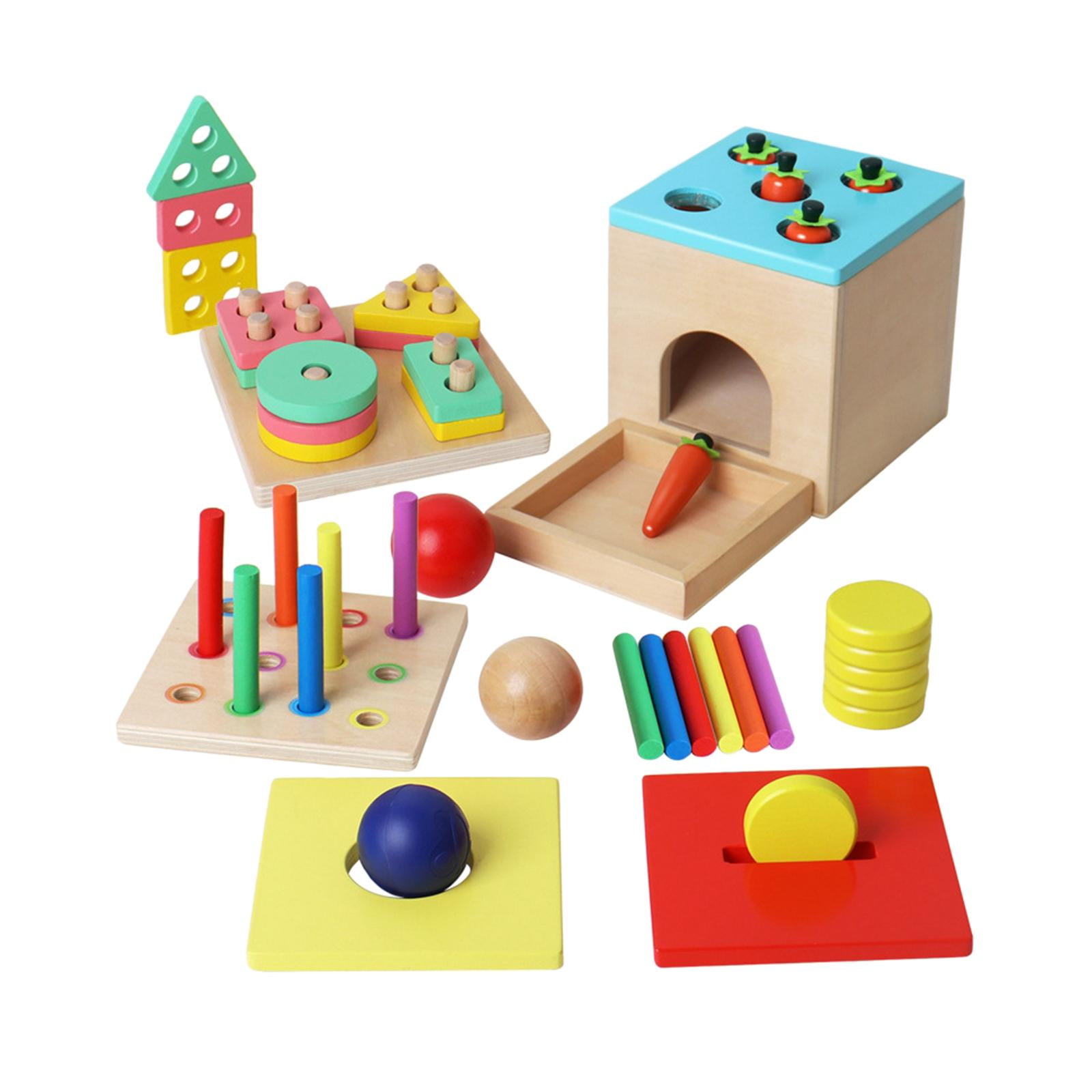 Click here for Bunblic Object Permanence Box  Wooden 5 In 1 Play... prices