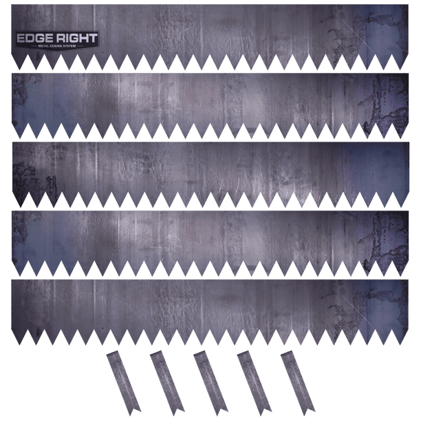 Edge Right - Hammer-In Landscape Edging - 8 inch depth - 14-Gauge Cor ...