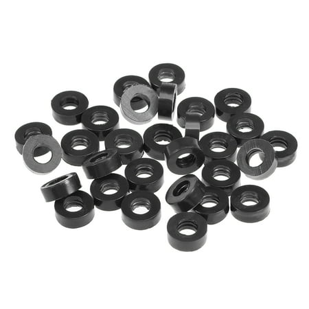 Rubber Flat Washers 6mm Inner Diameter 12mm OD 4.5mm Thick 30pcs ...