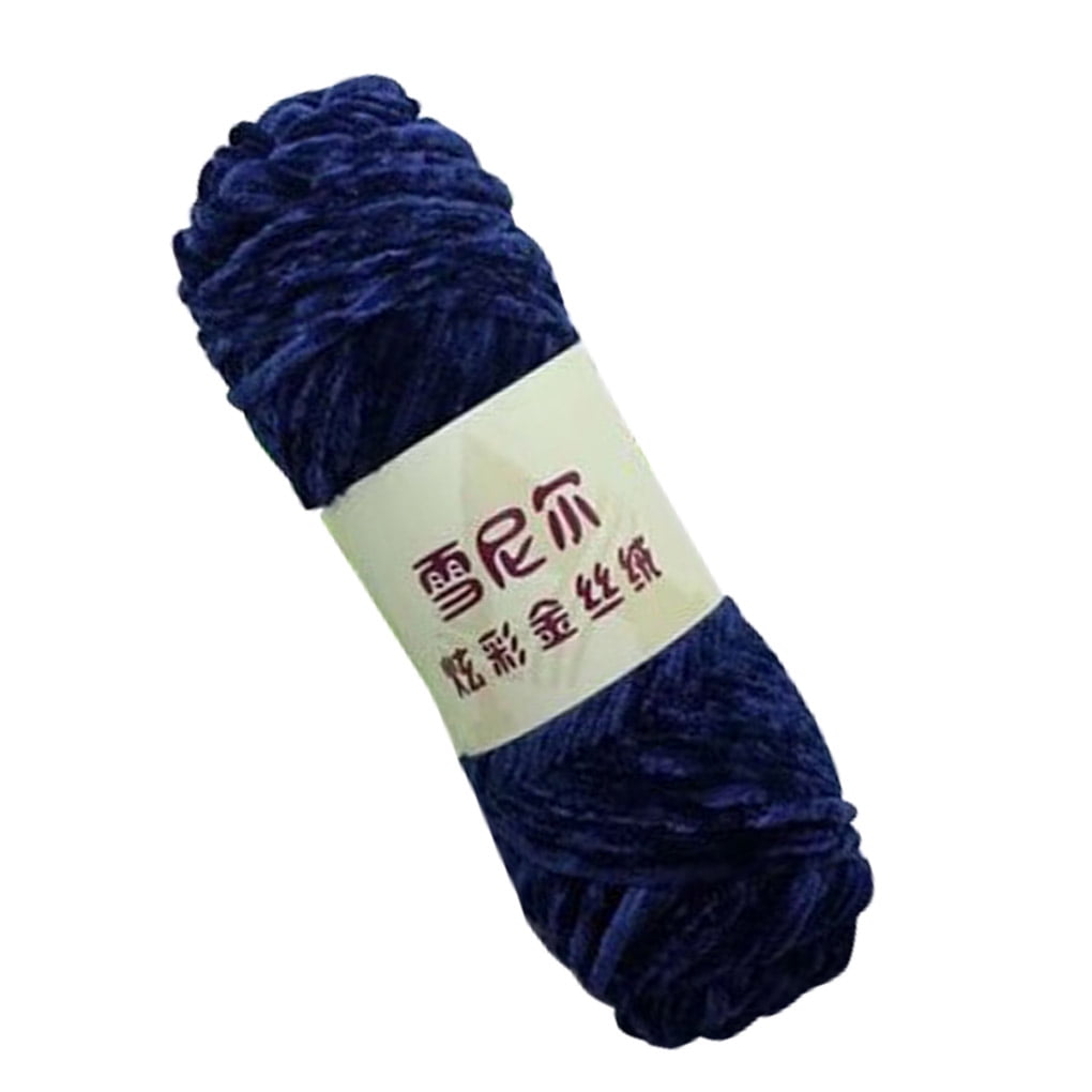 Tssuoun 4 Pieces Of colorful Gold Velvet Yarn Ball Crochet Blanket ...