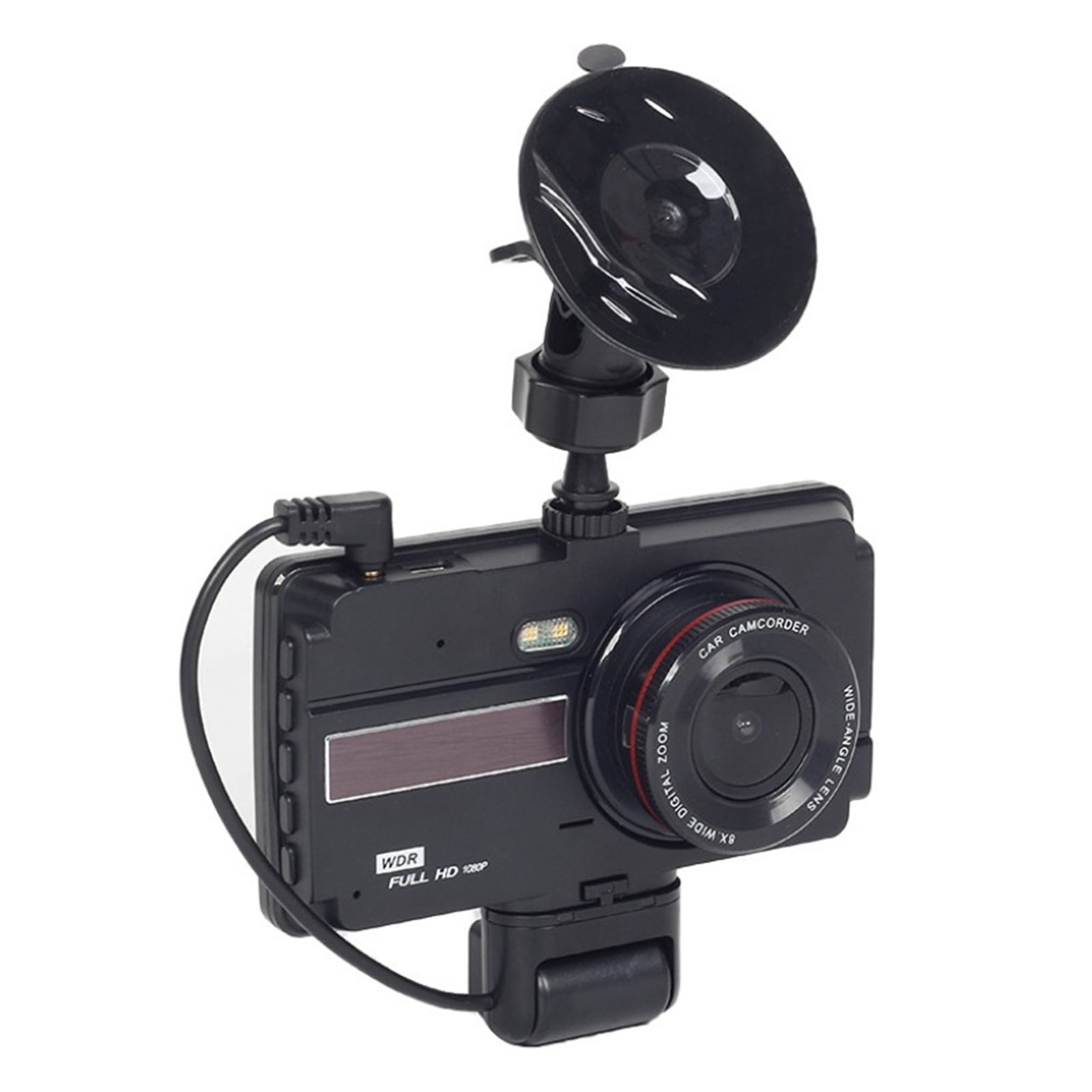 Dash Cam 1080P FHD DVR Car Driving Recorder 4 Inch IPS Screen Dashboard ...