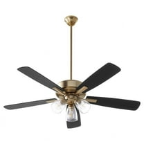 Quorum Lighting - Ovation - 5 Blade Ceiling Fan with 3 Light Kit In ...