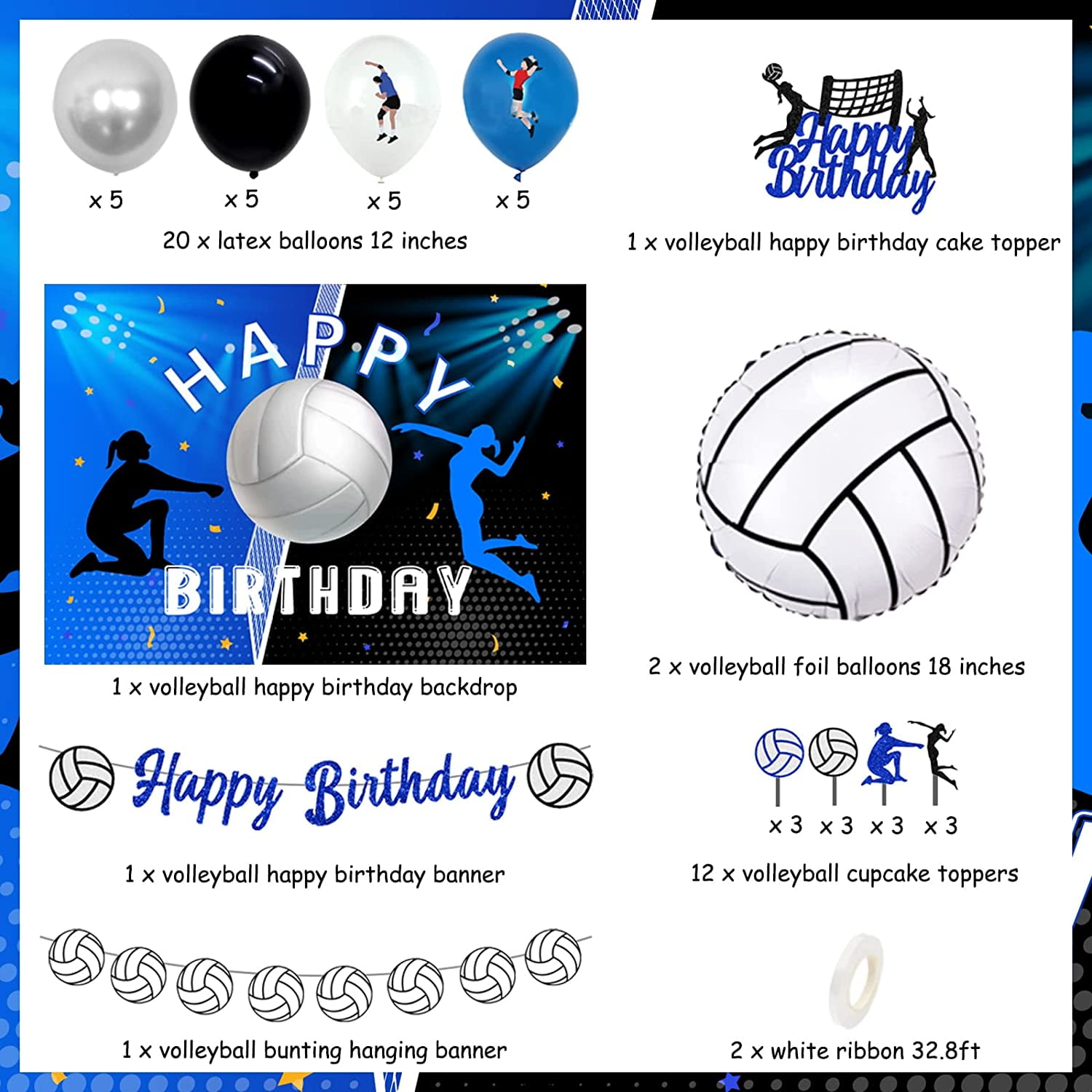 Volleyball Theme Centerpieces