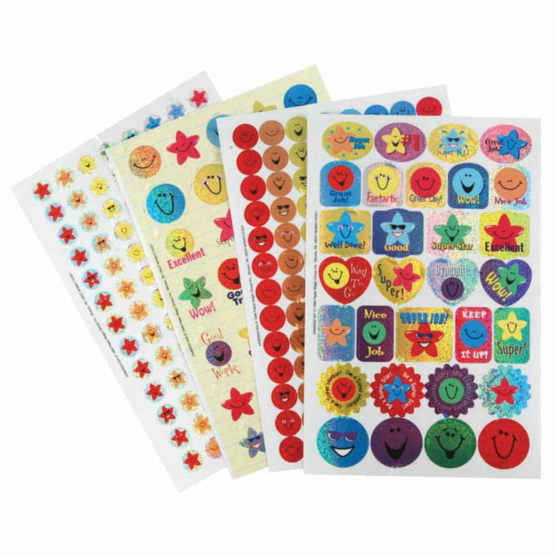 Stars & Smiles Sparkle Sticker Book | Bundle of 10 Each - Walmart.com
