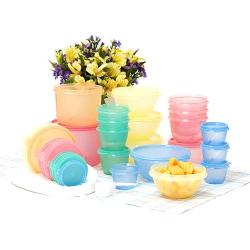 Fresh Keeper 40-Piece Citrus Food Storage Set with Lid Organizer ...