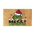 Christmas Door Mat Xmas Grinch Welcome Mat, Merry Grinchmas Non-Slip ...