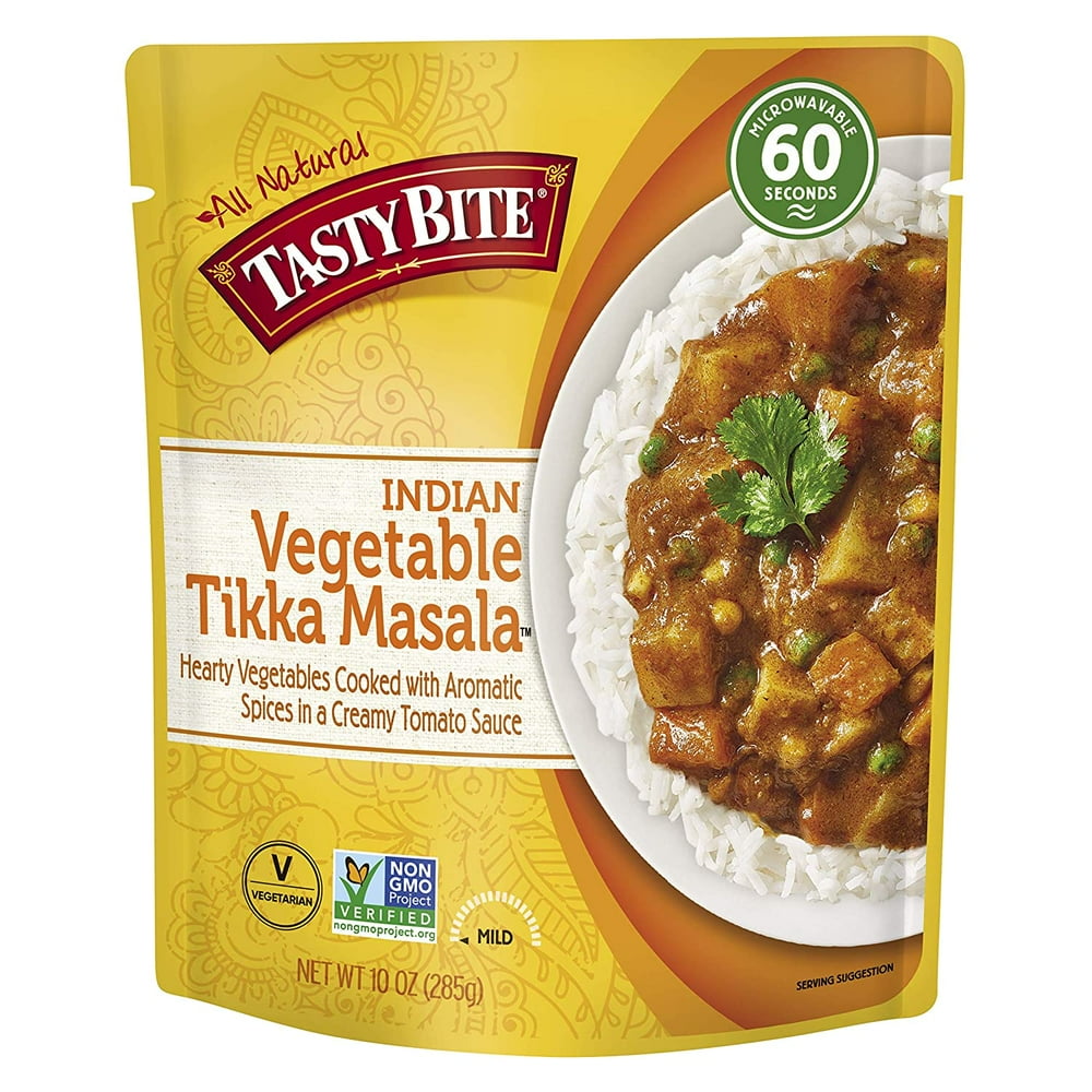 Tasty Bite Indian Vegetable Tikka Masala, Microwaveable Ready to Eat ...