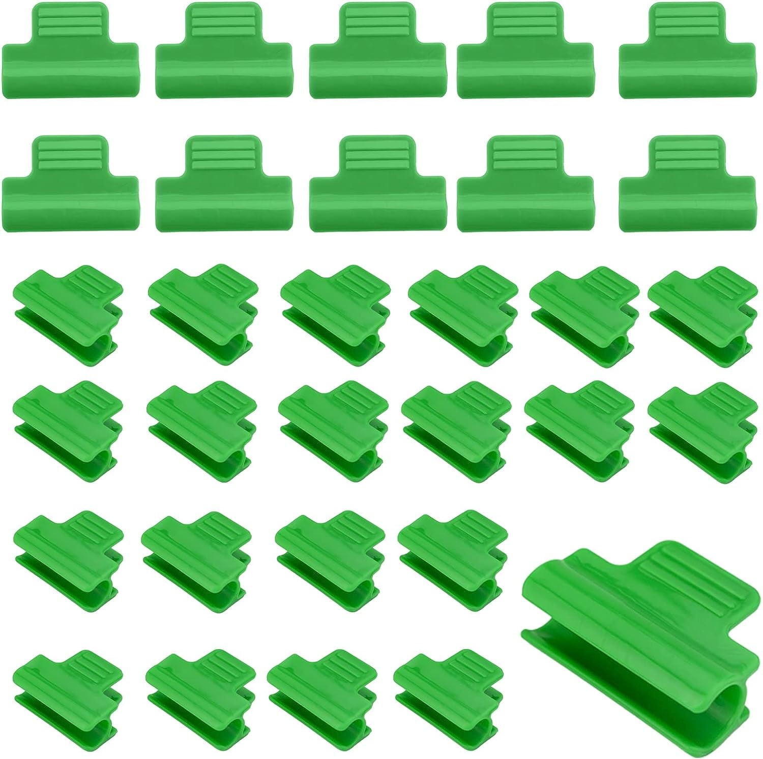 Greenhouse Clamps Clips,30Pcs Film Row Cover Netting Tunnel Hoop Clip ...
