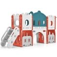 Playful Kingdom Kids Slide Playset - Red - Walmart.com