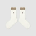 Babaley Kids Socks Girls Bow Print Soft Comfortable Breathable Stretchy ...